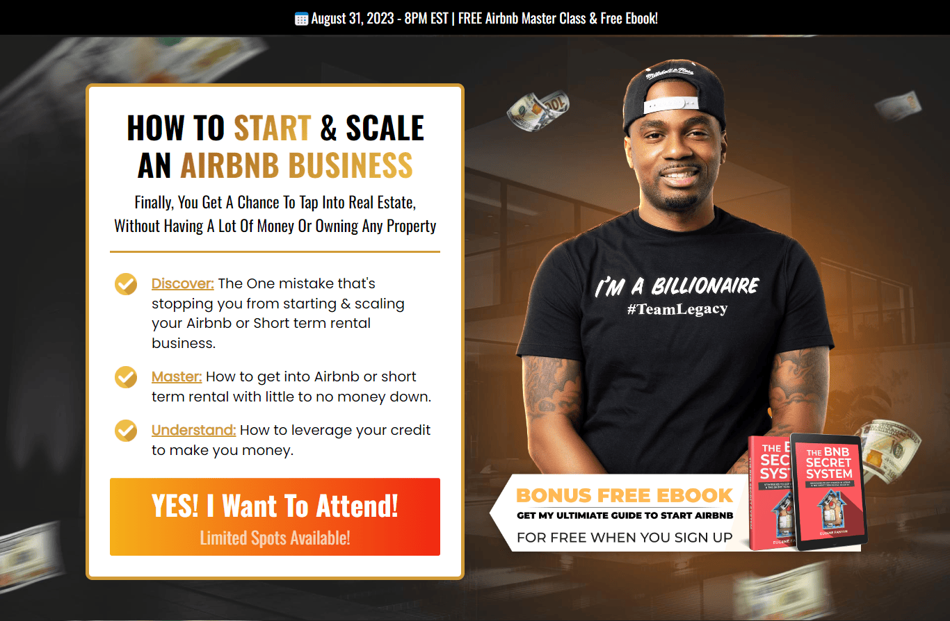 EUGENE FANFAN | FREEE Airbnb Master Class